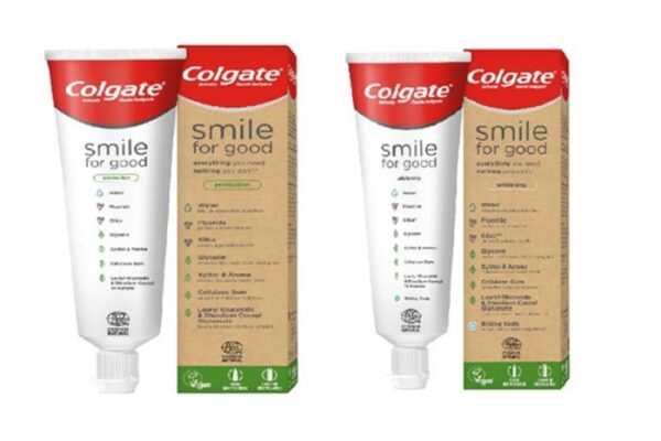 Colgate lanza pasta dental vegana empaquetada en un tubo reciclable