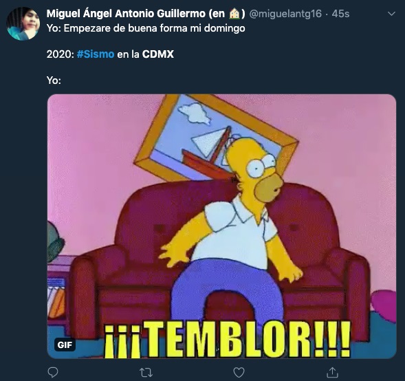 Tiembla en la CDMX y cibernautas se burlan con memes